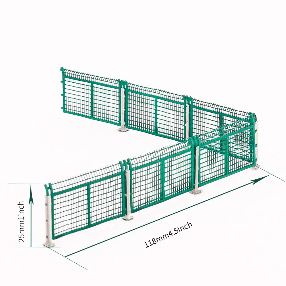 Simulation-Railroad-Track-Fence-Guardrail-Model-Diy-Making-HO-Train ...