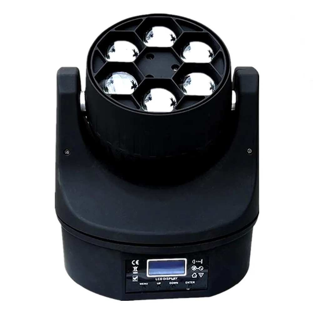 LED Mini Bee Eye Led Moving Head Light Beam Effect Dj Light 6X15W RGBW ...