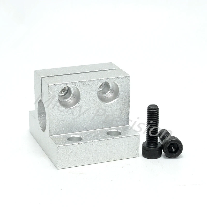 Aluminum Shaft Support Flanged Connector Clamps Struts Clamps Brackets ...