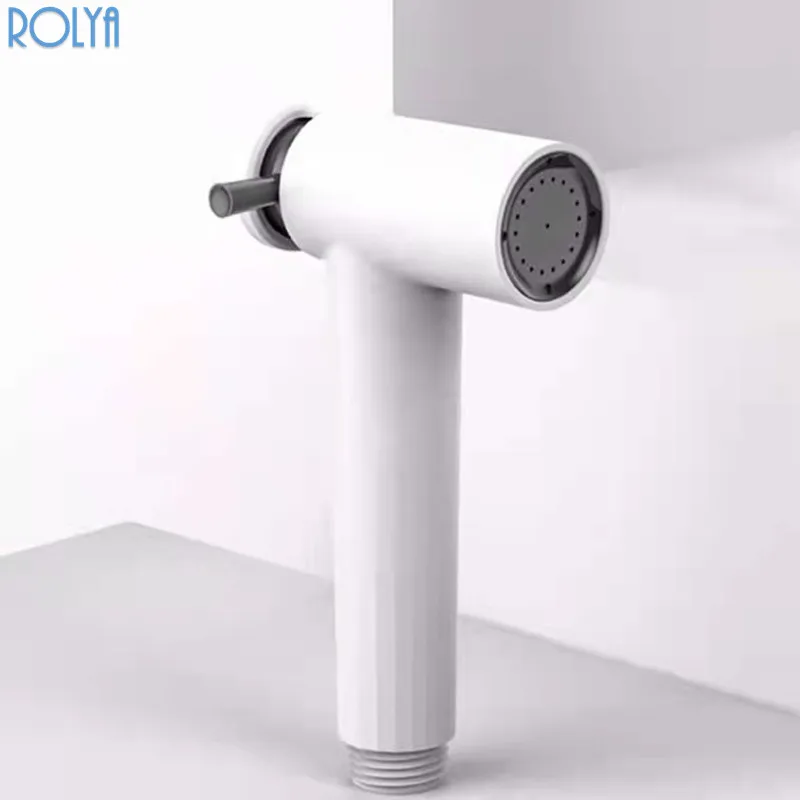 화이트 비데 샤워 꼭지 핸드 헬드 화장실 비데 수도꼭지 분무기 욕실 핸드 비데 스프레이 세트 화장실 셀프 샤워 헤드샤워기 헤드