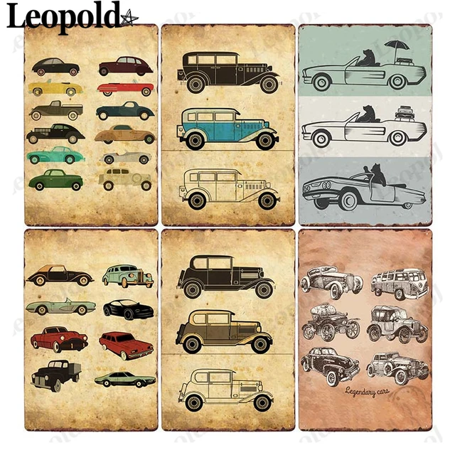 Classic Car Wall Decor