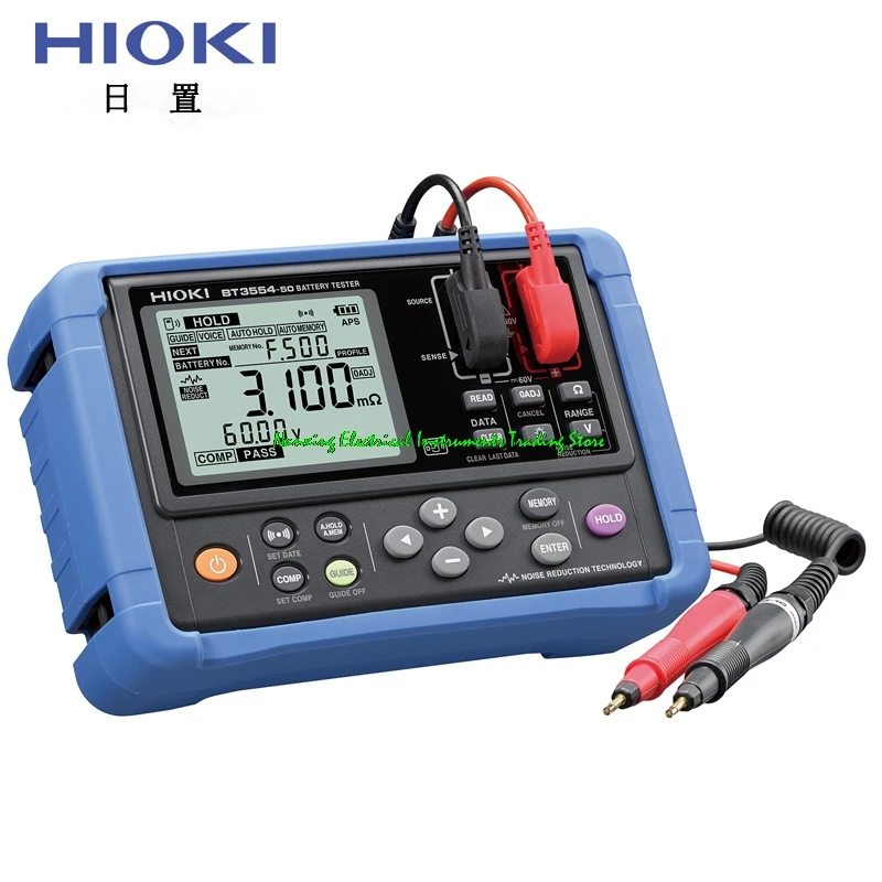HIOKI BT3554 51 BT3554 52 휴대용 배터리 테스터 진단 및 관리, UPS 배터리 번들 옵션 블루투스 ...