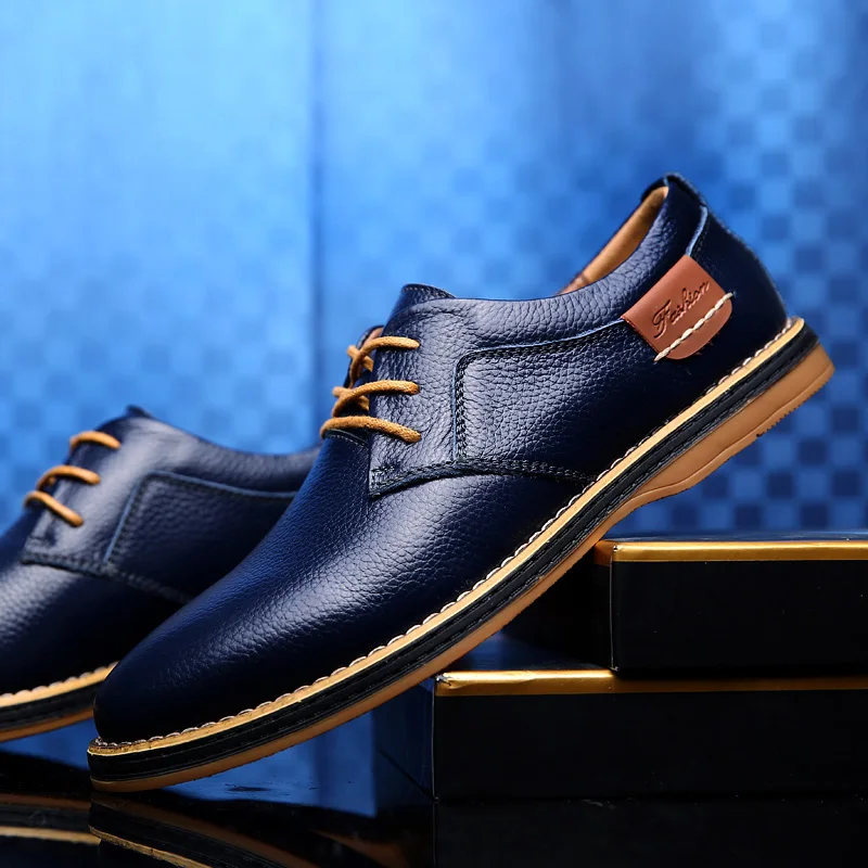 Chaussures-d-contract-es-en-cuir-v-ritable-pour-hommes-chaussures-d ...