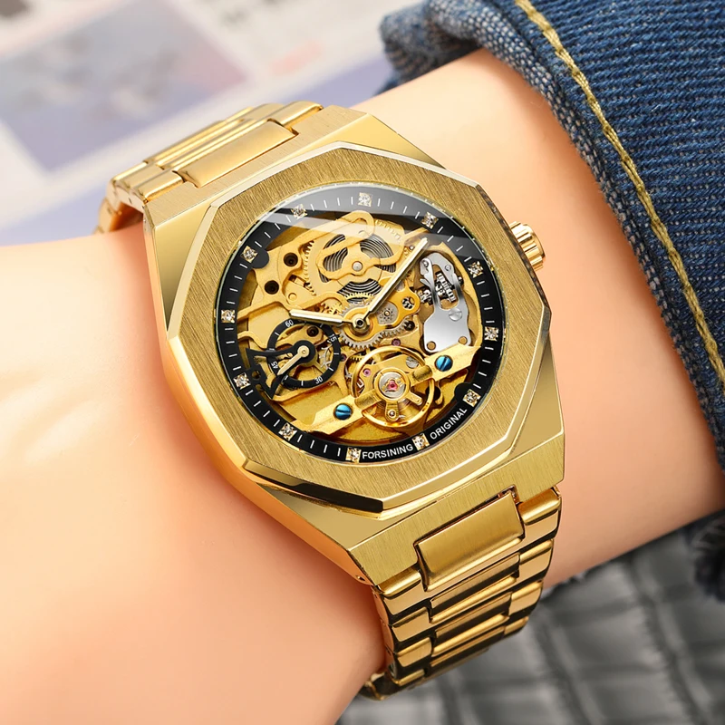Forsining-Luxury-Automatic-Watch-3D-Diamond-Skeleton-Hollow-Mens ...