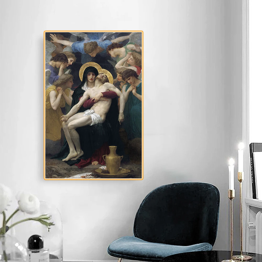 Citon Canvas Oil Painting William Adolphe Bouguereau《the Dead Christ ...