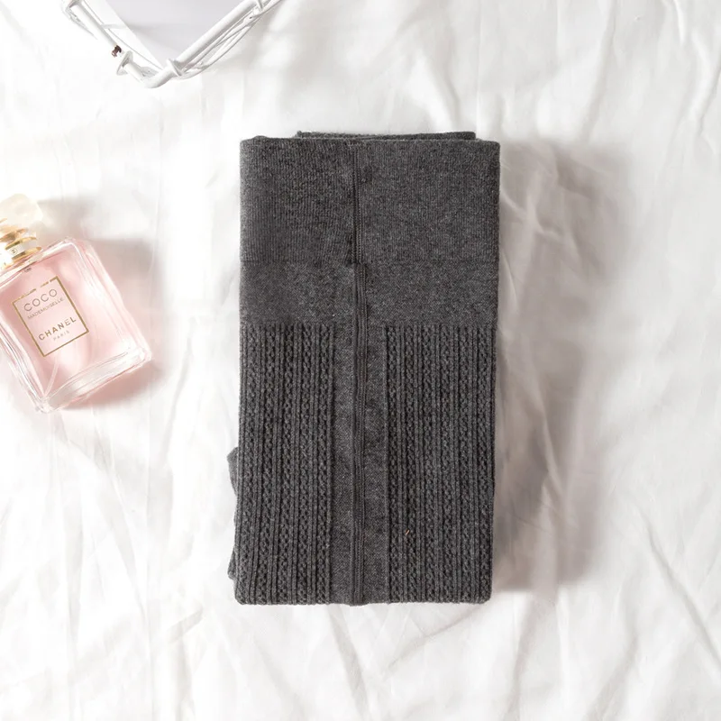 Осень Зима теплые колготки высокая эластичная талия кашемир толстые ...