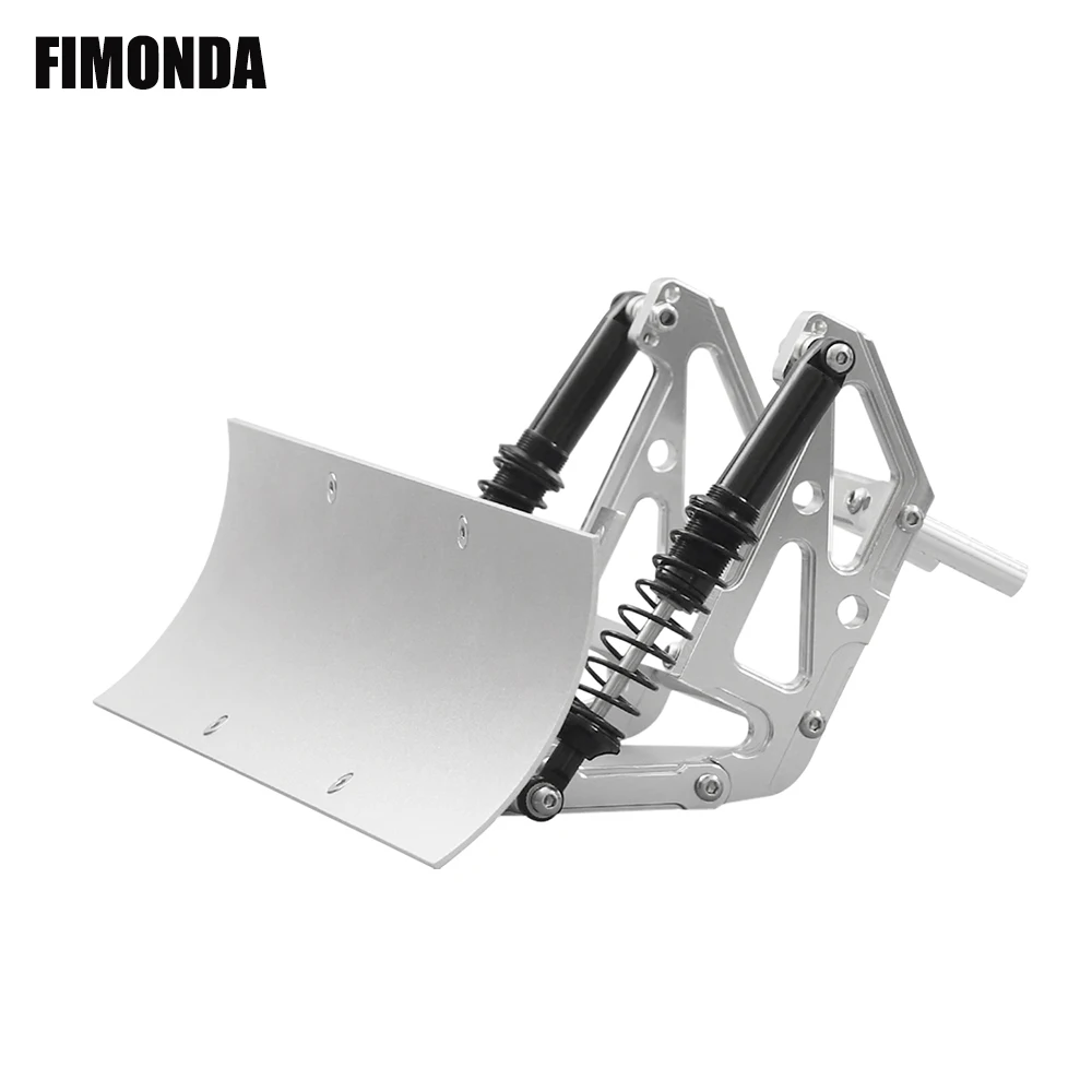 FIMONDA RC Car Blade Snow Plow Metal Snow Shovel for 1/10 RC Crawler ...
