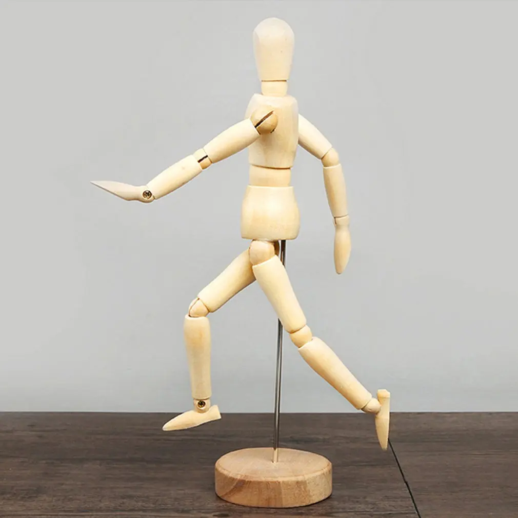 1pcs-Moveable-Mannequin-Model-Limbs-Wooden-Hand-Body-Draw-Action-Toys ...