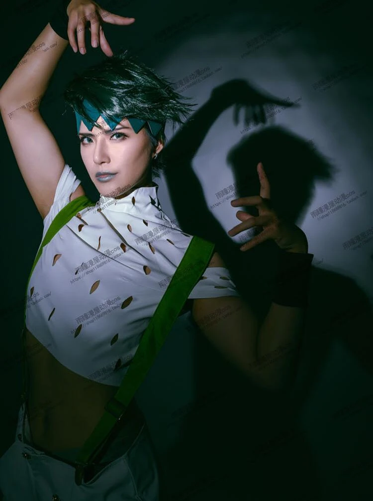 Anime Jojo's Bizarre Adventure Rohan Kishibe Cosplay Costume Carvinal ...