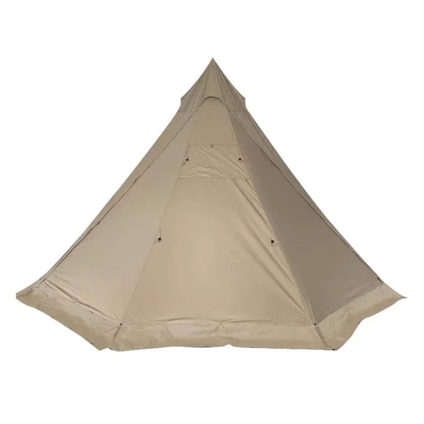 Vidalido-3-4-Person-Teepee-Burning-Tent-Outdoor-Camping-Pyramid-Indian ...