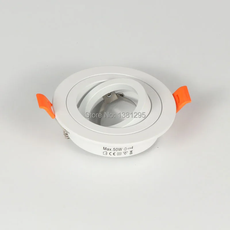 10pcs Adjustable Downlight Gu10 Fixture Fitting Recessed Plafond Spots ...