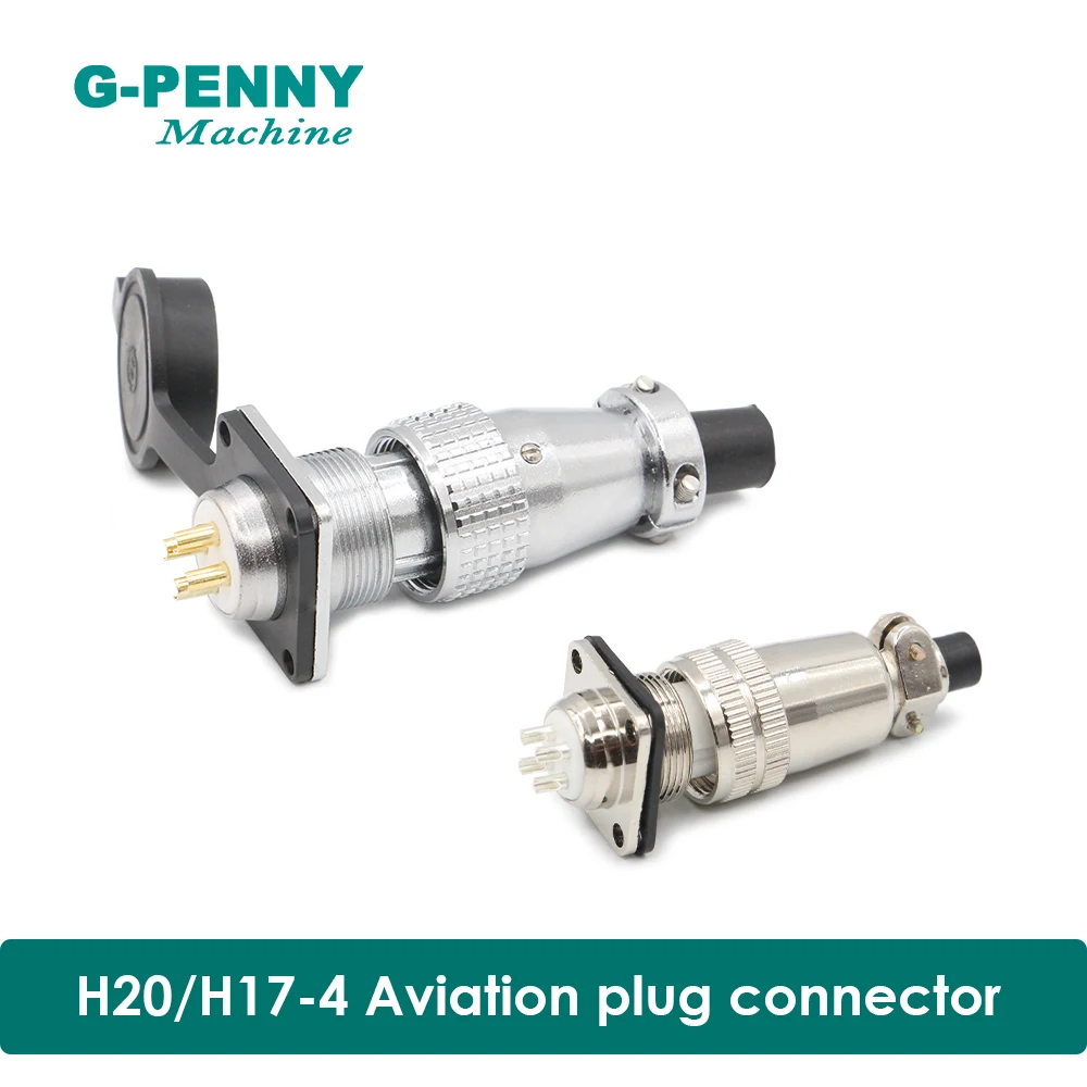 CNC-Spindle-motor-Aviation-plug-H-17-H-20-4-Pins-Spindle-Socket ...