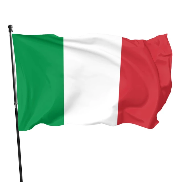 Italian Flag Waving