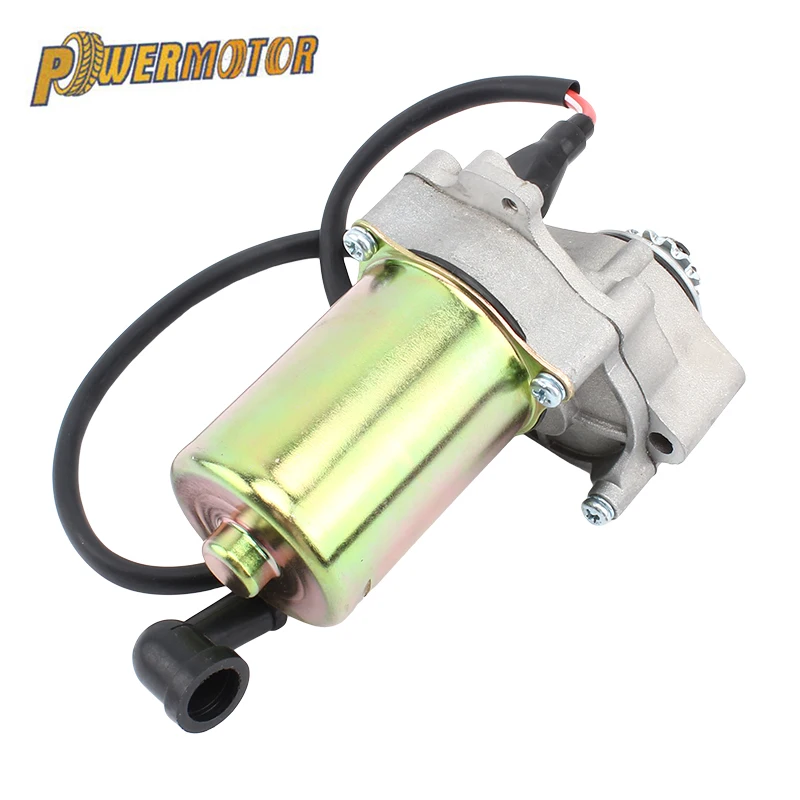 12 Teeth Motorcycle Starter Electrical Starter Motor Engine For 50cc ...