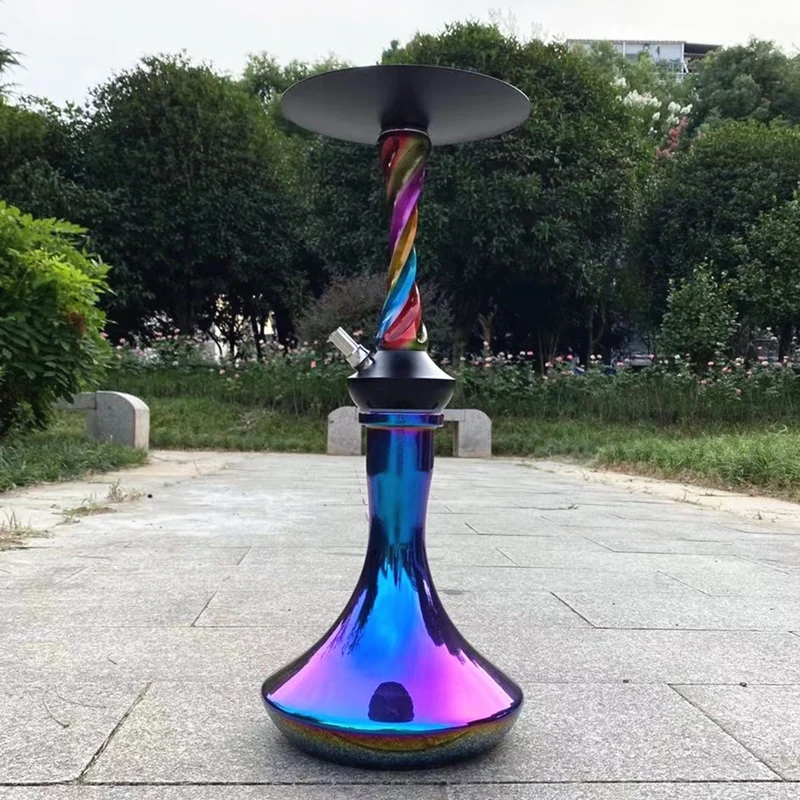 Narguilé De Vidro Árabe Modelo Colorido Conjunto De Shisha De Alta ...