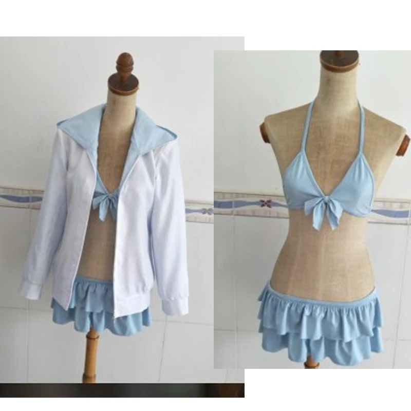 Hololive Vtuber Shirakami Fubuki Cosplay Costume Youtuber Cute Dress ...