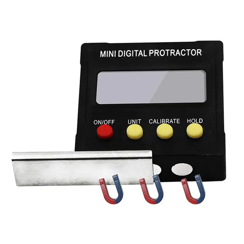Professional Mini Digital Protractor Level Inclinometer Angle Gauge ...