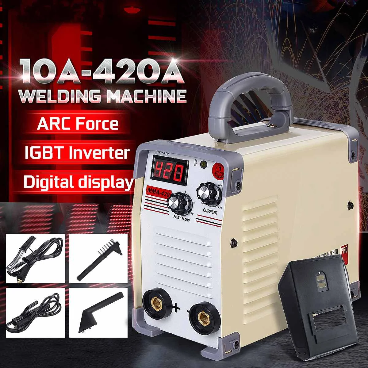 220v Mini Tig Inverter 10-420a Handheld Mini Mma Dc Inverter Welding ...
