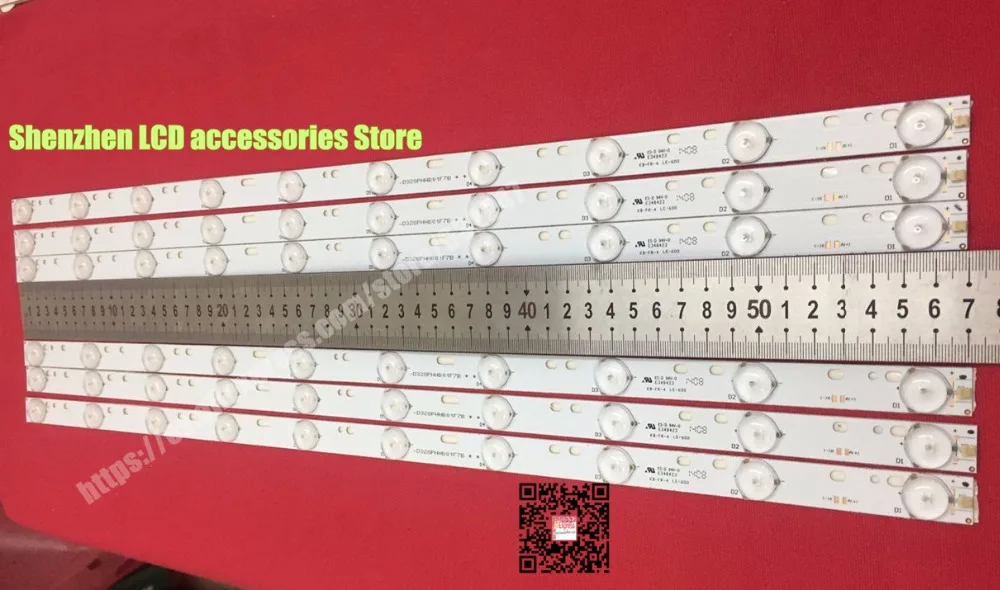 3Pieces/lot 32'' 570mm*17mm 10leds LED Backlight Lamps LED for TV ...