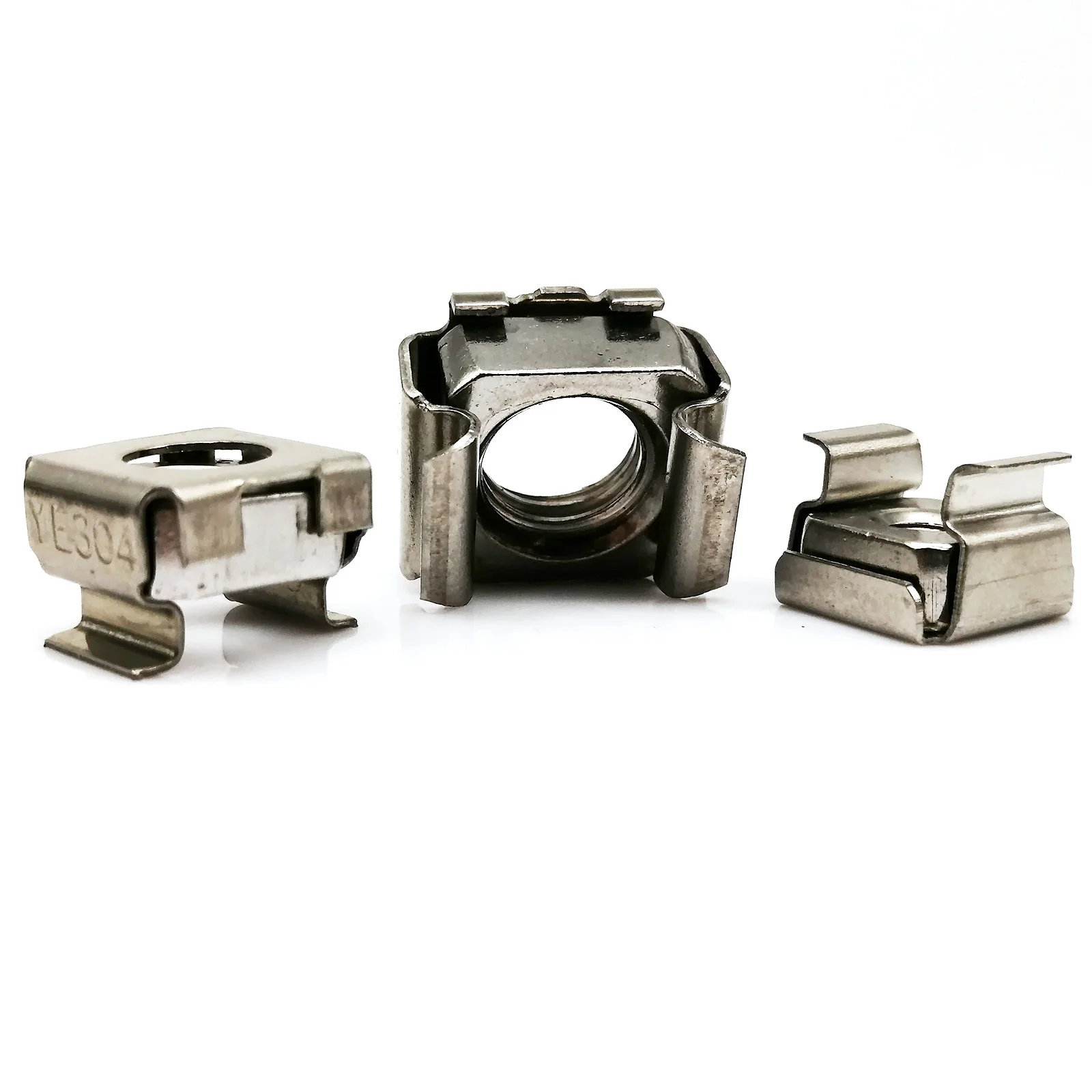 1/2/5/10pcs M4 M5 M6 M8 M10 M12 A2-70 304 Stainless Steel Square Clip ...