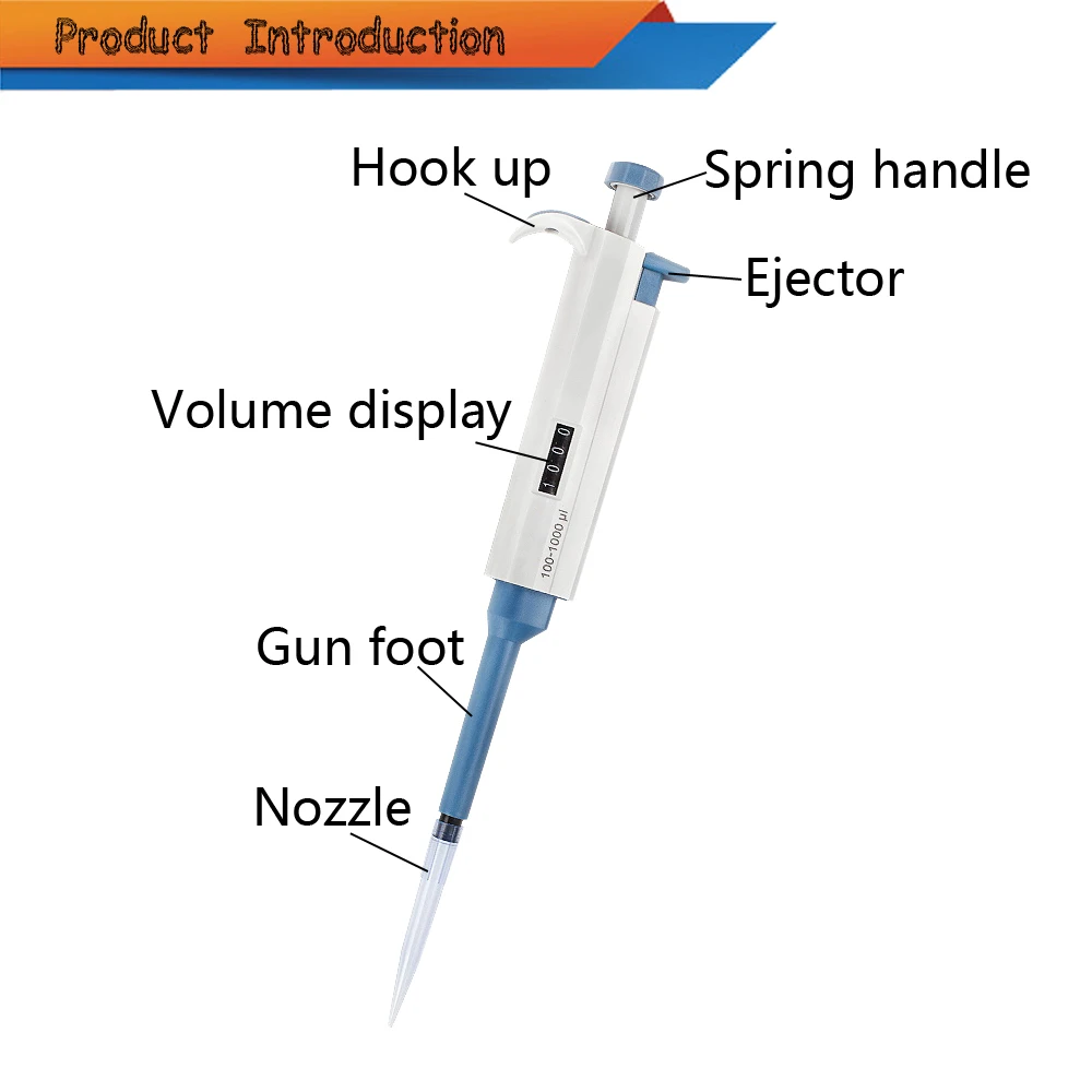 Auto Pipette Adjustable Volume Pipette Automatic Adjustable, 40% OFF