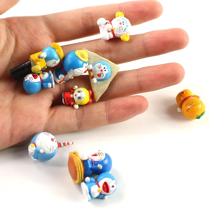 10pcs-lot-Anime-Cartoon-Doraemon-Lantern-Skating-Table-Tennis-PVC ...