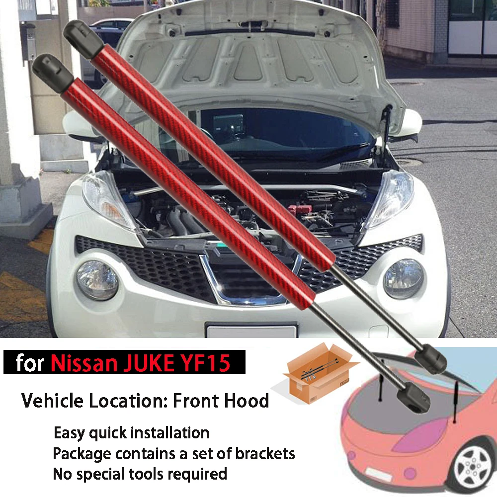 Modify Gas Struts for 2010-2019 Nissan Juke F15 YF15 Front Bonnet Hood ...