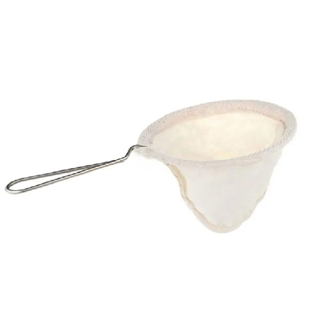 Reusable Coffee Filters Stainless Steel Handle Flannel Cloth Coffee ...