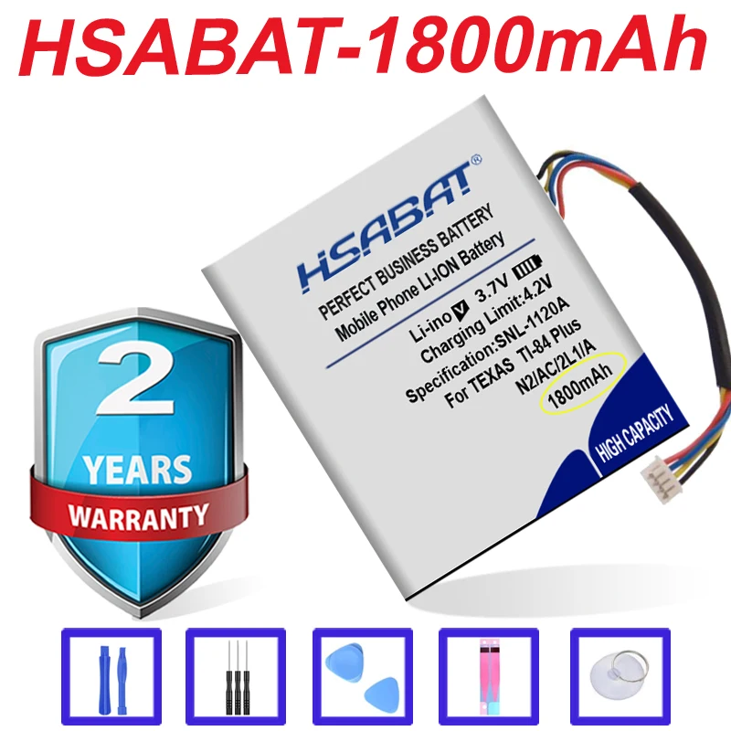 1800mAh-Battery-for-TEXAS-INSTRUMENTS-TI-84-Plus-N2-AC-2L1-A-C-TI-84 ...