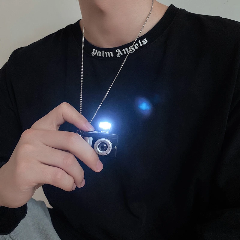 Hip-Hop-Style-Luminous-Small-Camera-Pendant-Necklace-Creative-Trend ...