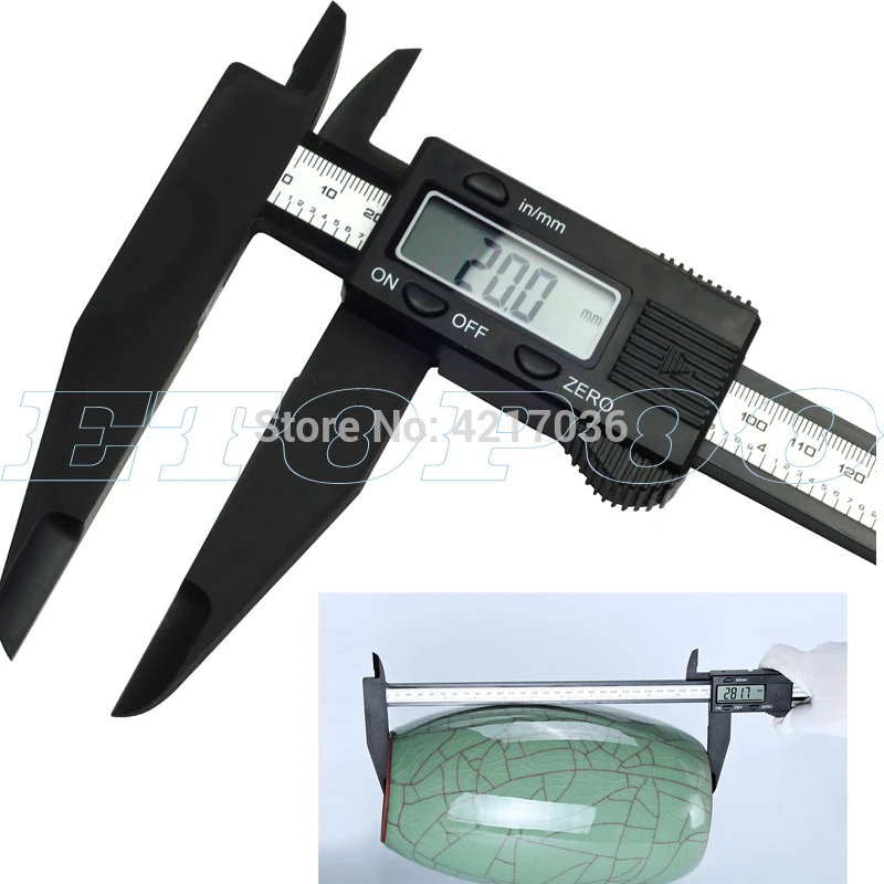 12inch 300mm Electronic Digital Caliper Big Lcd Plastic Digital Vernier ...