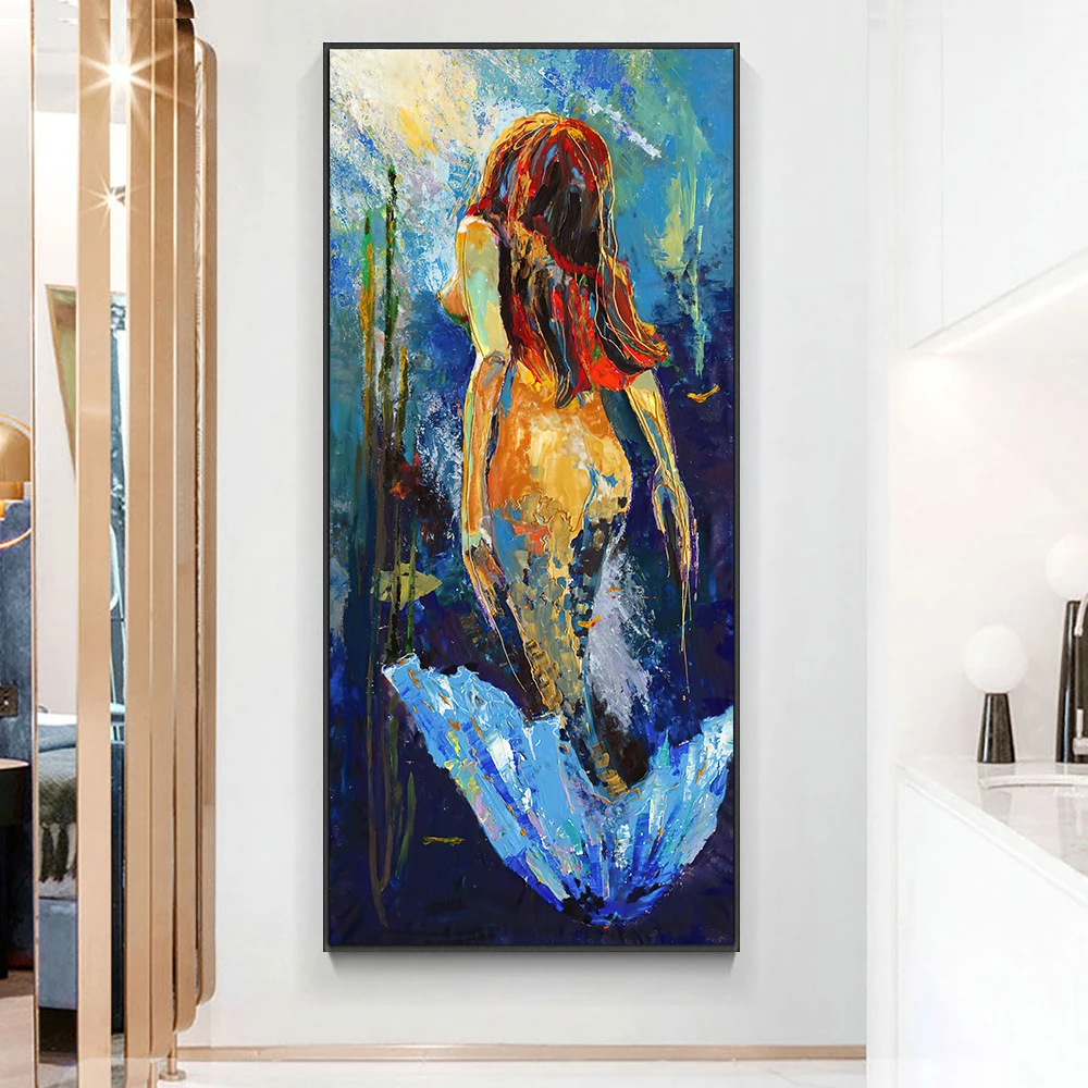 Mermaid Abstract Art