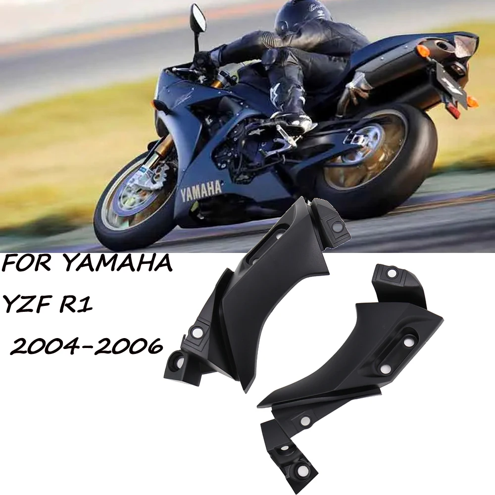 Black Side Frame Mid Cover Panel Fairing Cowl For Yamaha YZF R1 2004 ...