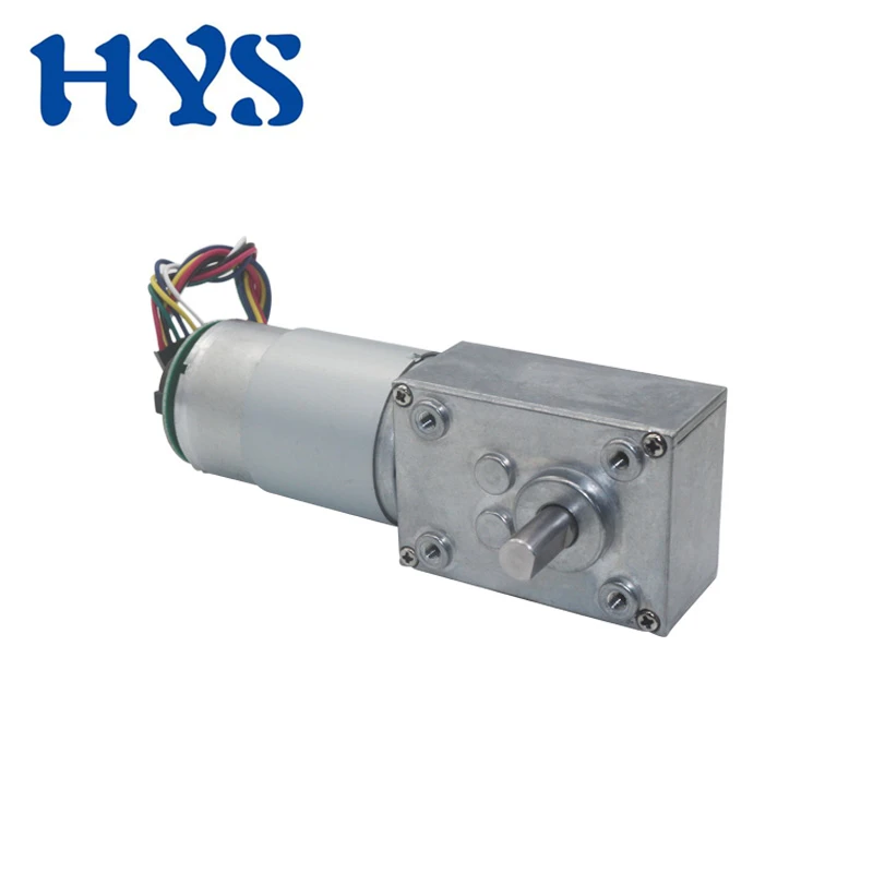 DC 12V 24V Encoder Gear Motor Double Shaft 20mm Electric Reducer Mini ...