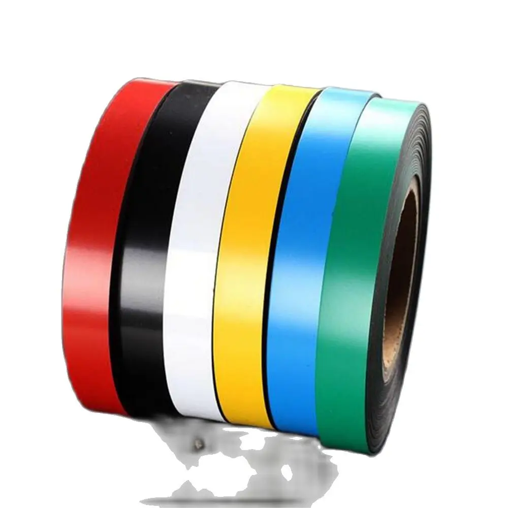 250PCS-Magnetic-Label-40mm-15mm-1mm-Flexible-Colorful-Fridge-Magnets ...