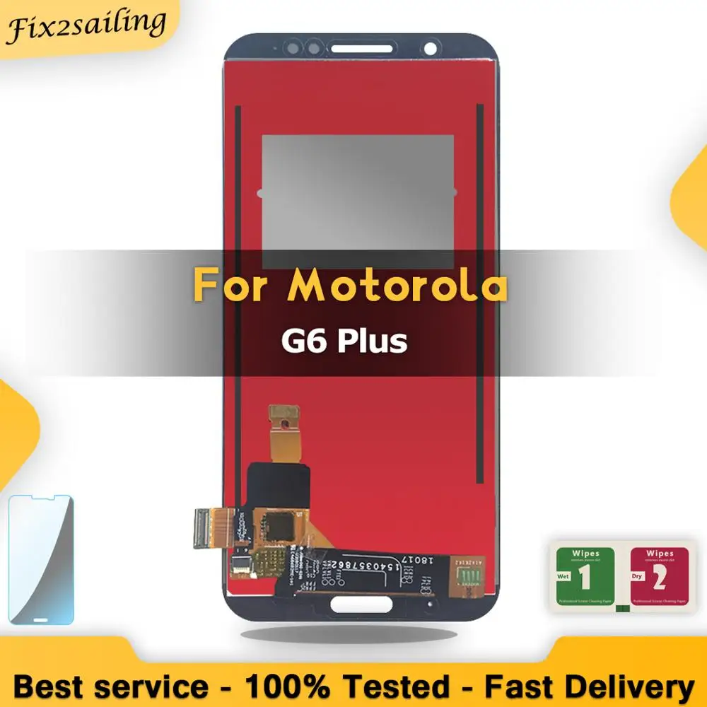 LCD Display For Moto G6 Plus XT1926 5.93 Inch LCDs Screen For Motorola ...