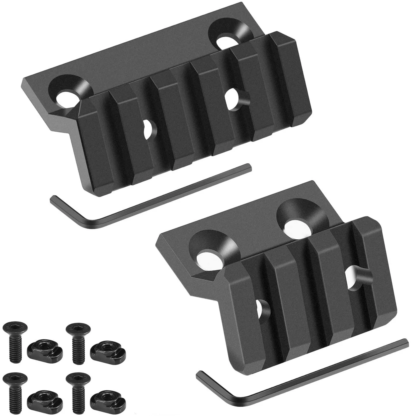 Other Outdoors - 45 Degree MLOK Offset Light Mount 20mm Picatinny Rail ...