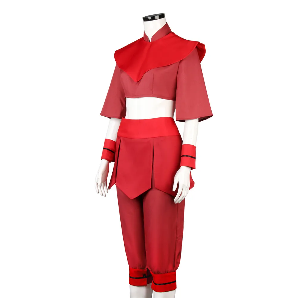 Anime Avatar The Last Airbender Ty lee Cosplay Costume Uniform For ...