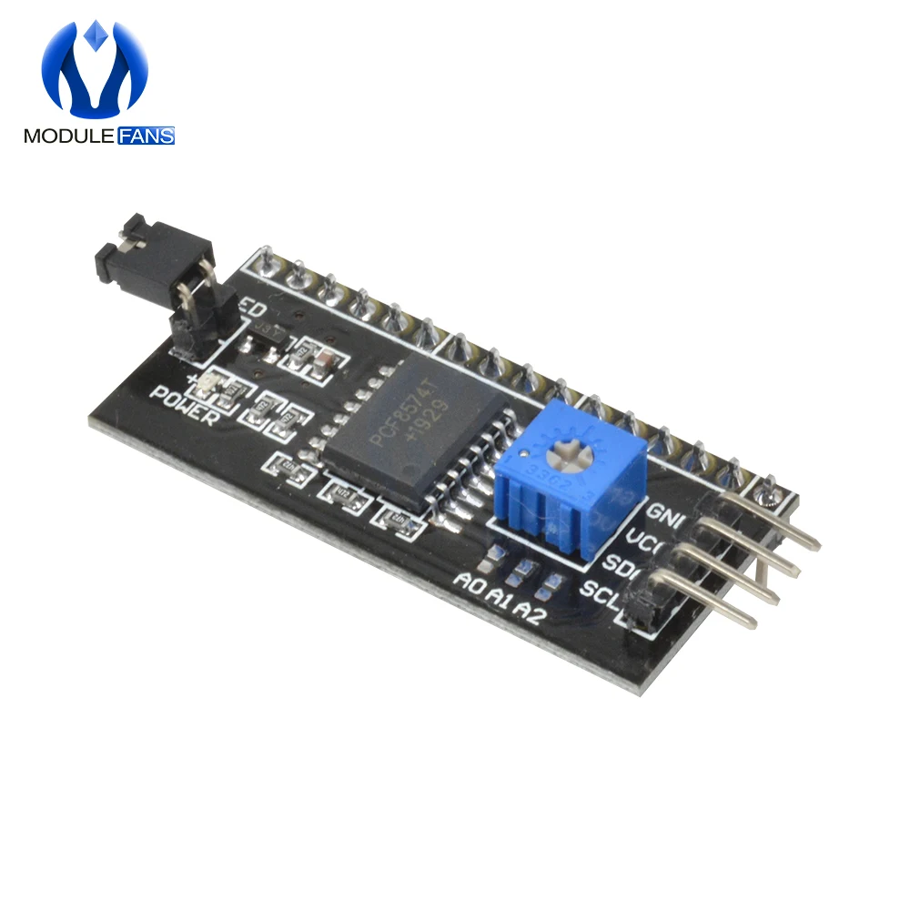 【KAMDSS015】IIC I2C TWI SPI Serial Inter Port For Arduino 1602 2004 LCD LCD1602 Adapter Plate LCD ...