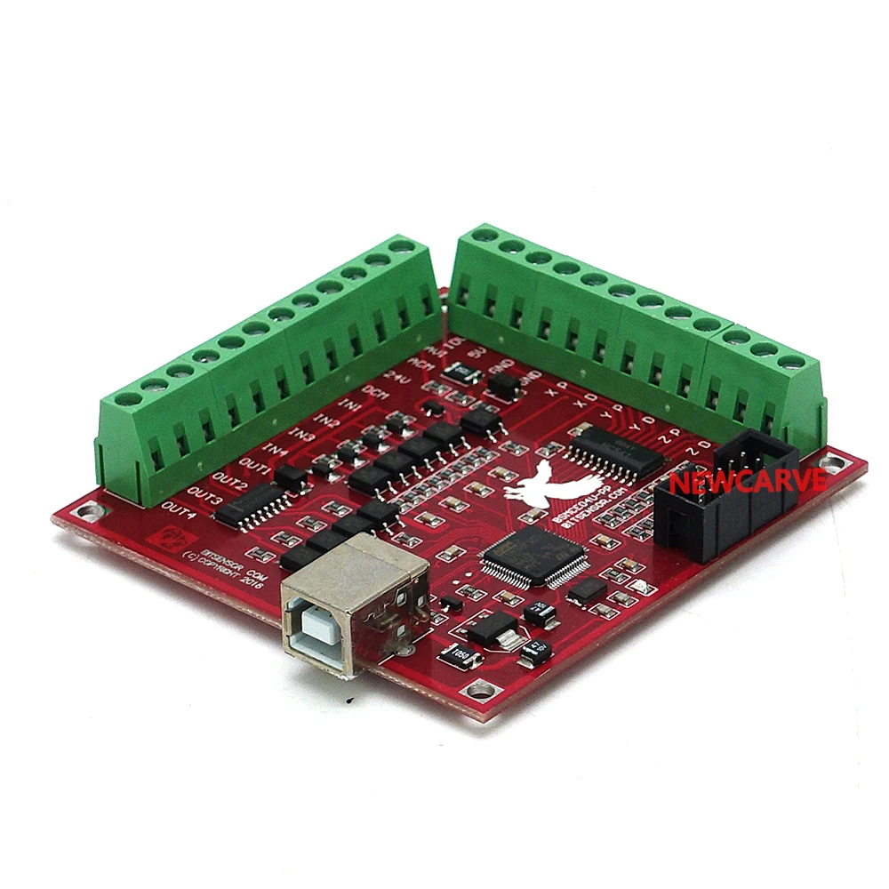 Cnc Usb Mach3 100khz Breakout Board 4 Axis Interface Driver Motion Controller Digilog Pk