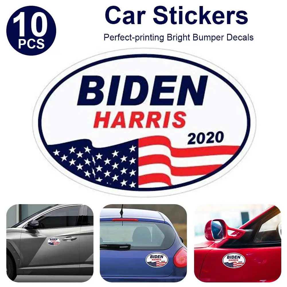 10Pcs Car Stickers Letters Print Indoor Outdoor Removable Presidential ...