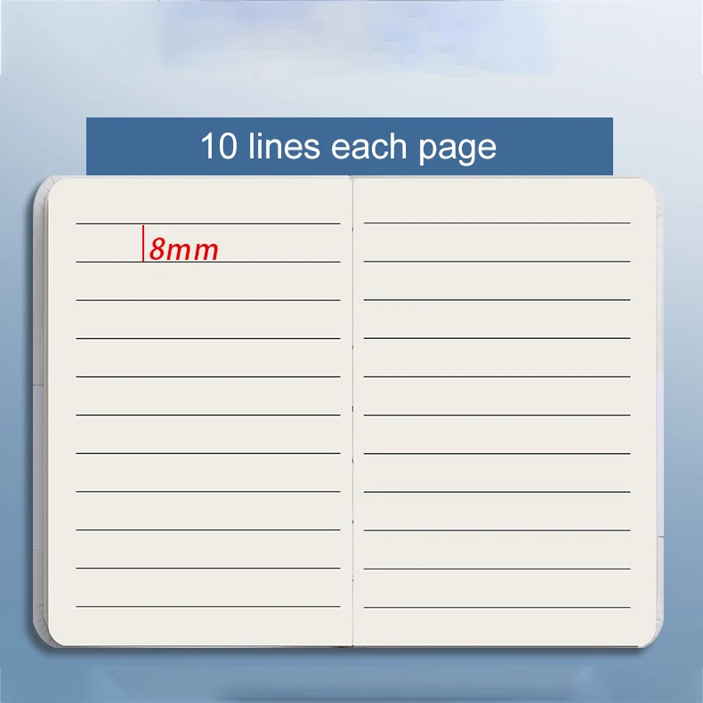 Carnet notes,Mini carnet de poche en cuir à couverture rigide A7,petit ...