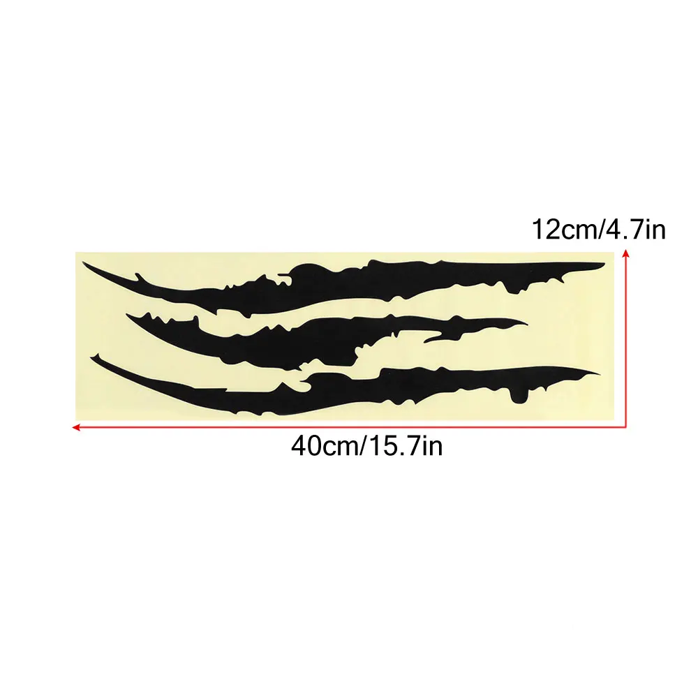 1Pcs Claw Marks Sticker Decals Dinosaur Raptor Scratches Jurassic Park ...