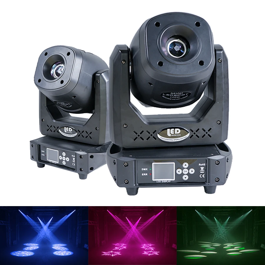 LED Party Lights 100W DJ Robotic Lights Lyre Gobos Projector Moving ...