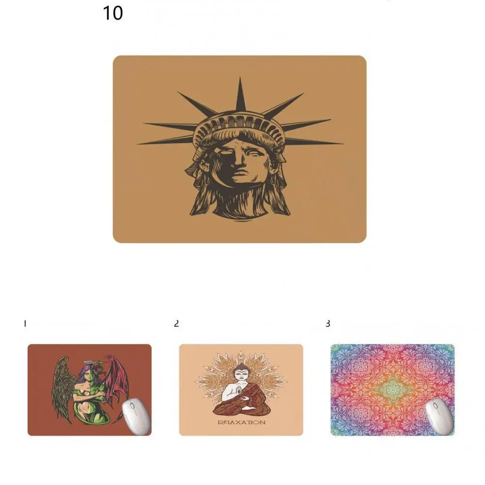 Exquisite Creative Design Mouse Mat Table Decor Mouse Mat Portable Anti ...