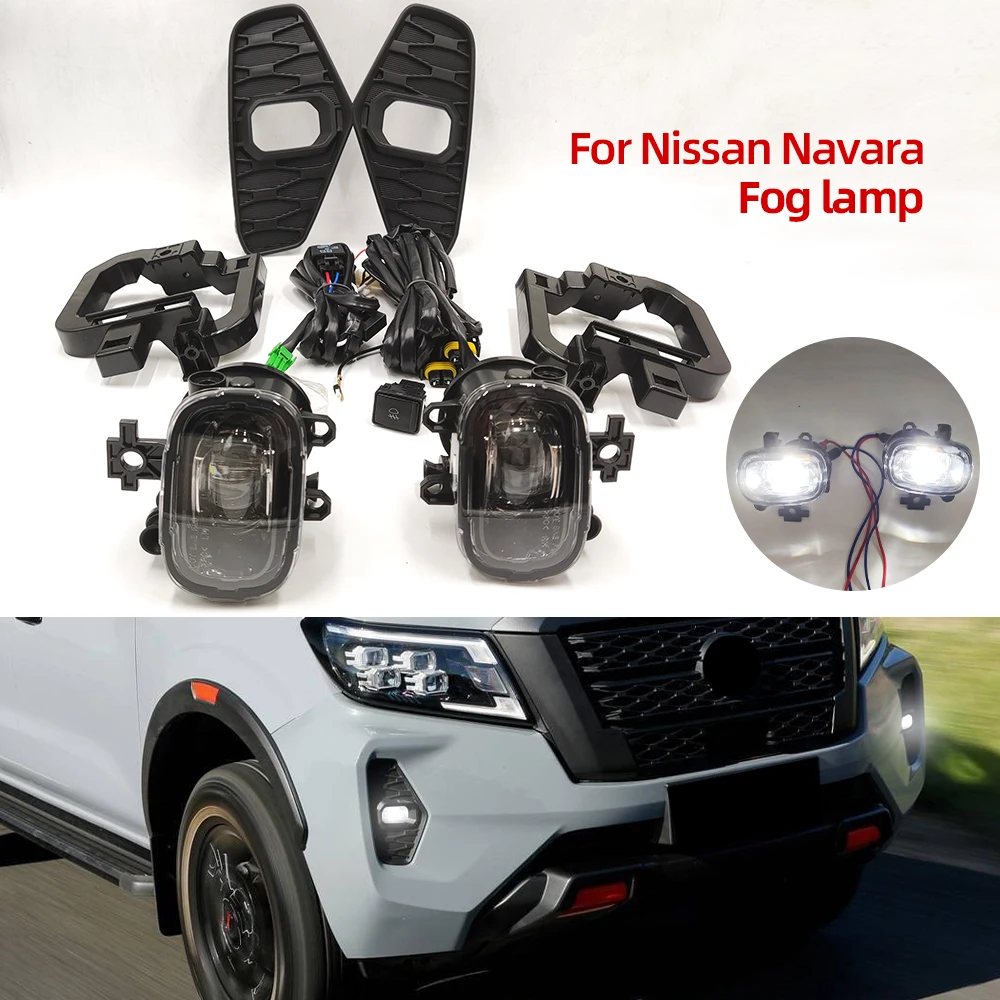 Car-Flashing-1-Set-Car-LED-Fog-Lights-For-Nissan-NAVARA-NP300-2020-2021 ...