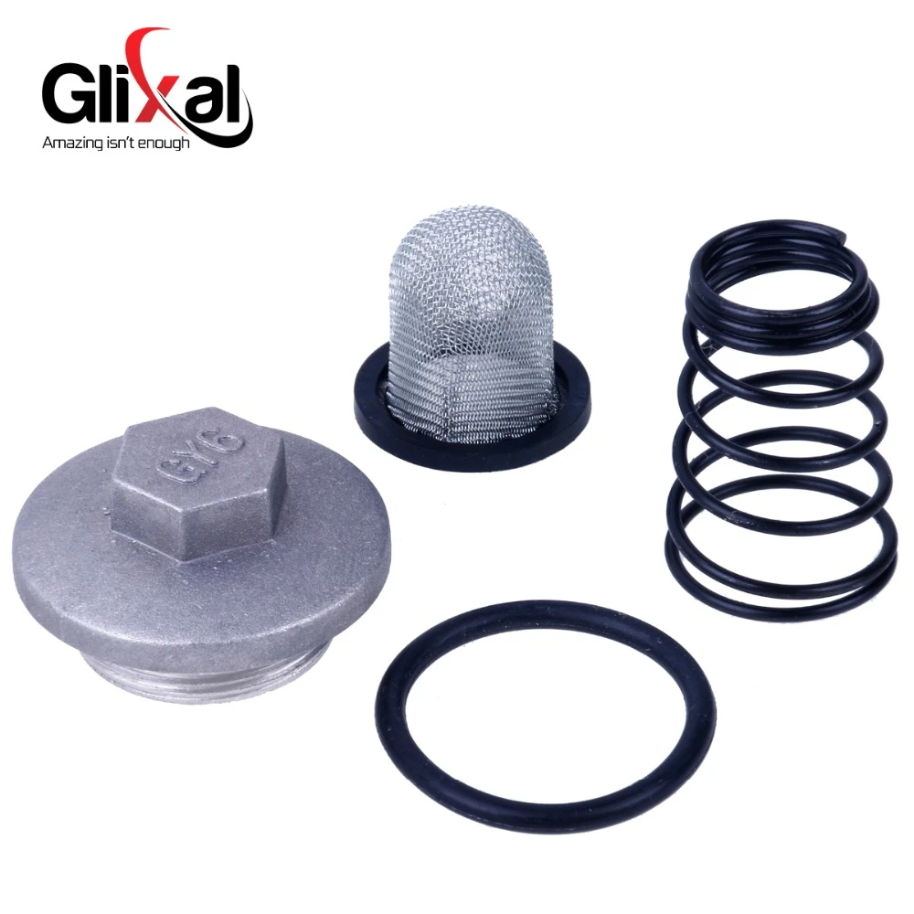 Glixal GY6 49cc 50cc 125cc 150cc Oil Filter Drain Plug Set for 139QMB ...