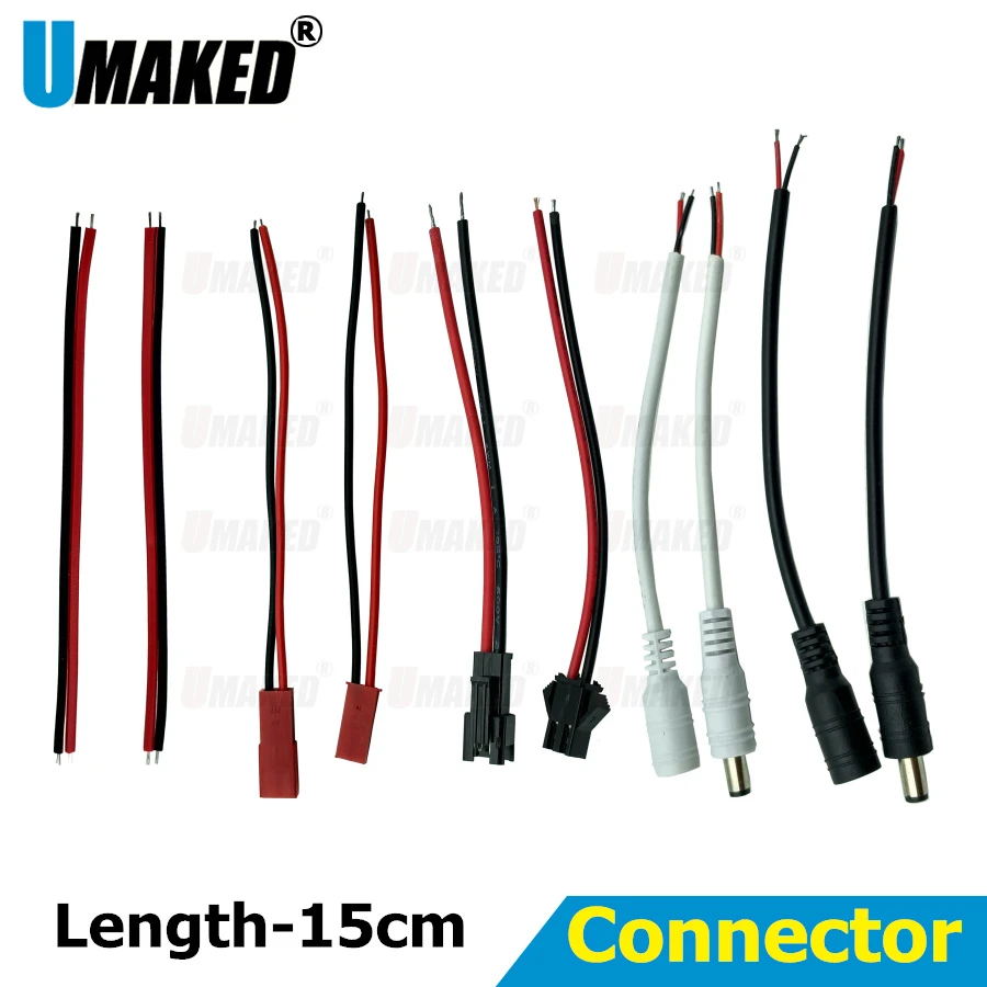 10pairs 150mm Connector Plug Cable Male+female For Rc Battery, 2pin ...