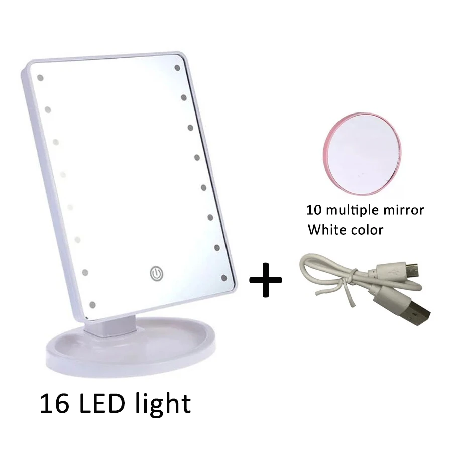 LED Touch Screen Backlit Makeup Mirror - Lighting4Home