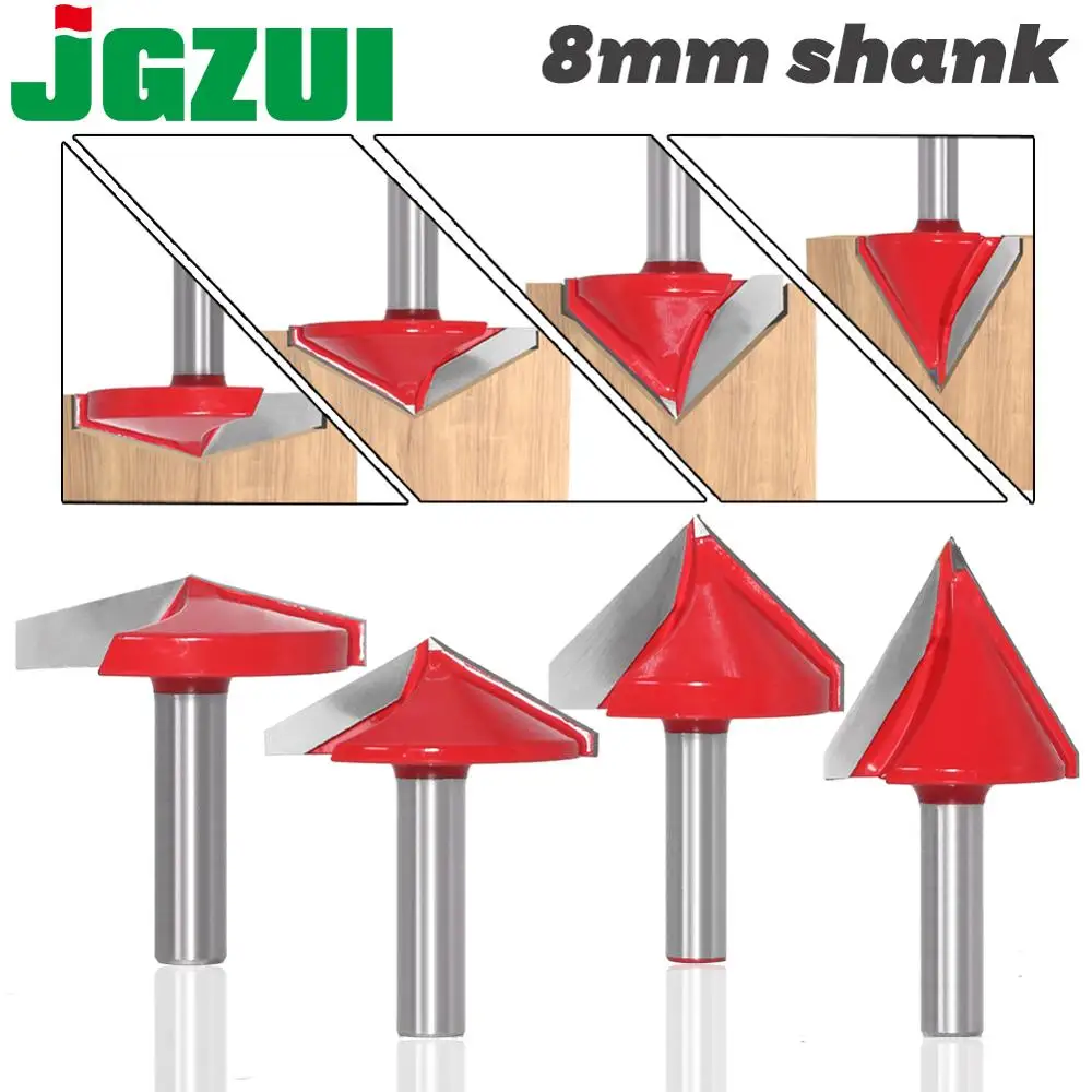 JGZUI-8mm-shank-V-Bit-CNC-solid-carbide-end-mill-3D-Router-Bits-for ...